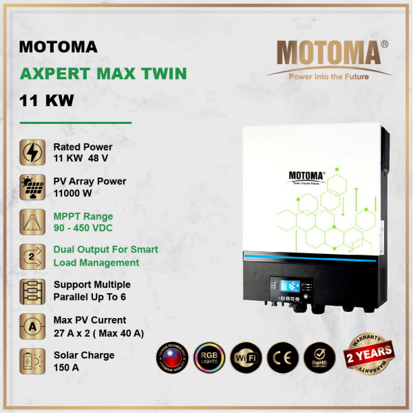 Axpert MAX twin 11Kw